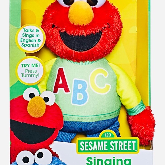 Sesame Street | Toys | Singing Abcs Elmo Sesame Streert English Spanish ...